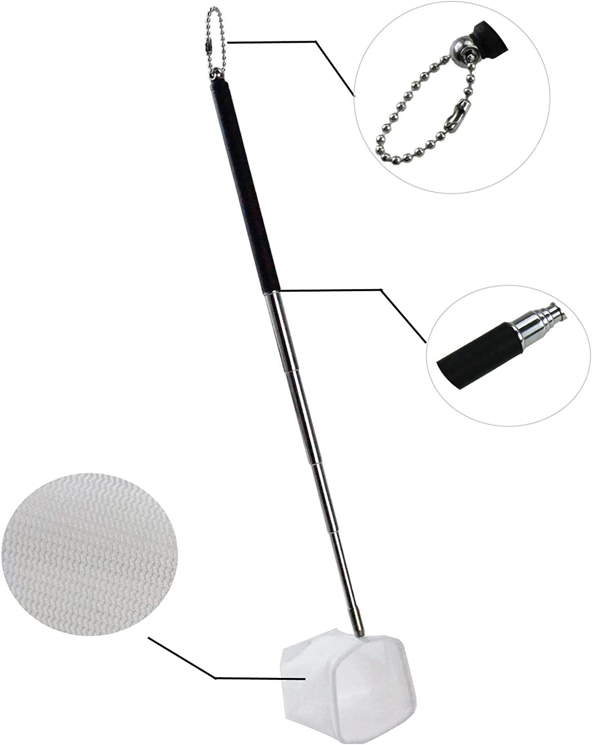 AQUANEAT Shrimp Net with Extendable Stainless Steel Handle - 2 Inch ...