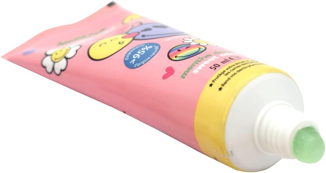 Smiley Toothpaste for Kids 50ml - Cute Mint Flavored White Teeth Care ...