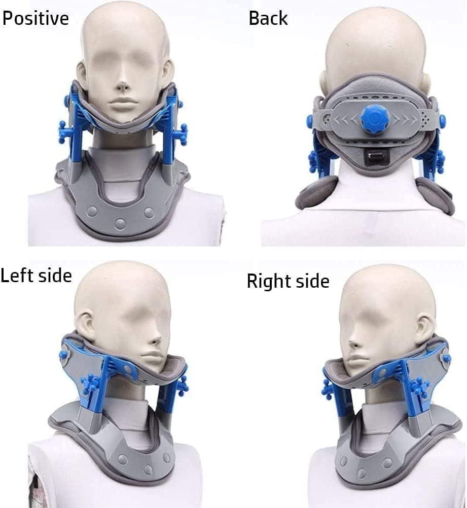 SAFWEL Cervical Tractor Neck Support Brace - Heated Neck Stretcher for ...