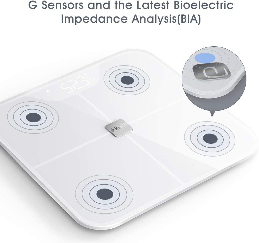 iHealth Nexus Body Fat Scale - Smart BMI Digital Bathroom Weight Scale ...