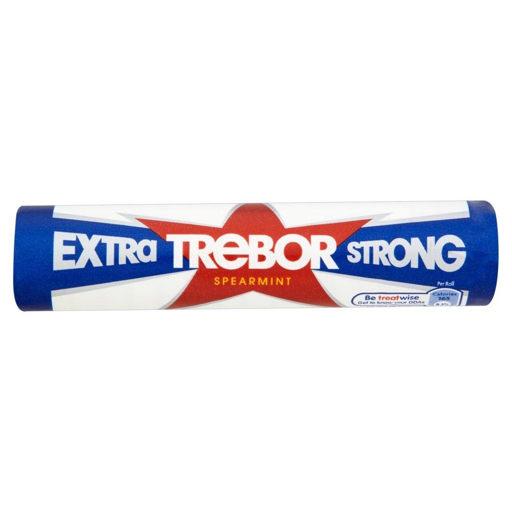 Trebor Extra Strong Mints Spearmint - 40 Count Roll, Pack of 1 | Buy ...