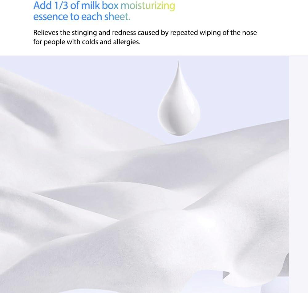 Soft Tissue - 10 Packs 4 Layers 90 Sheets - Silky & Moisture-Giving for ...