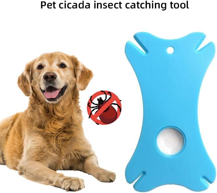 EHOTER Tick Card with Magnifying Glass 4 PCS Tick Cards Tick Card for ...