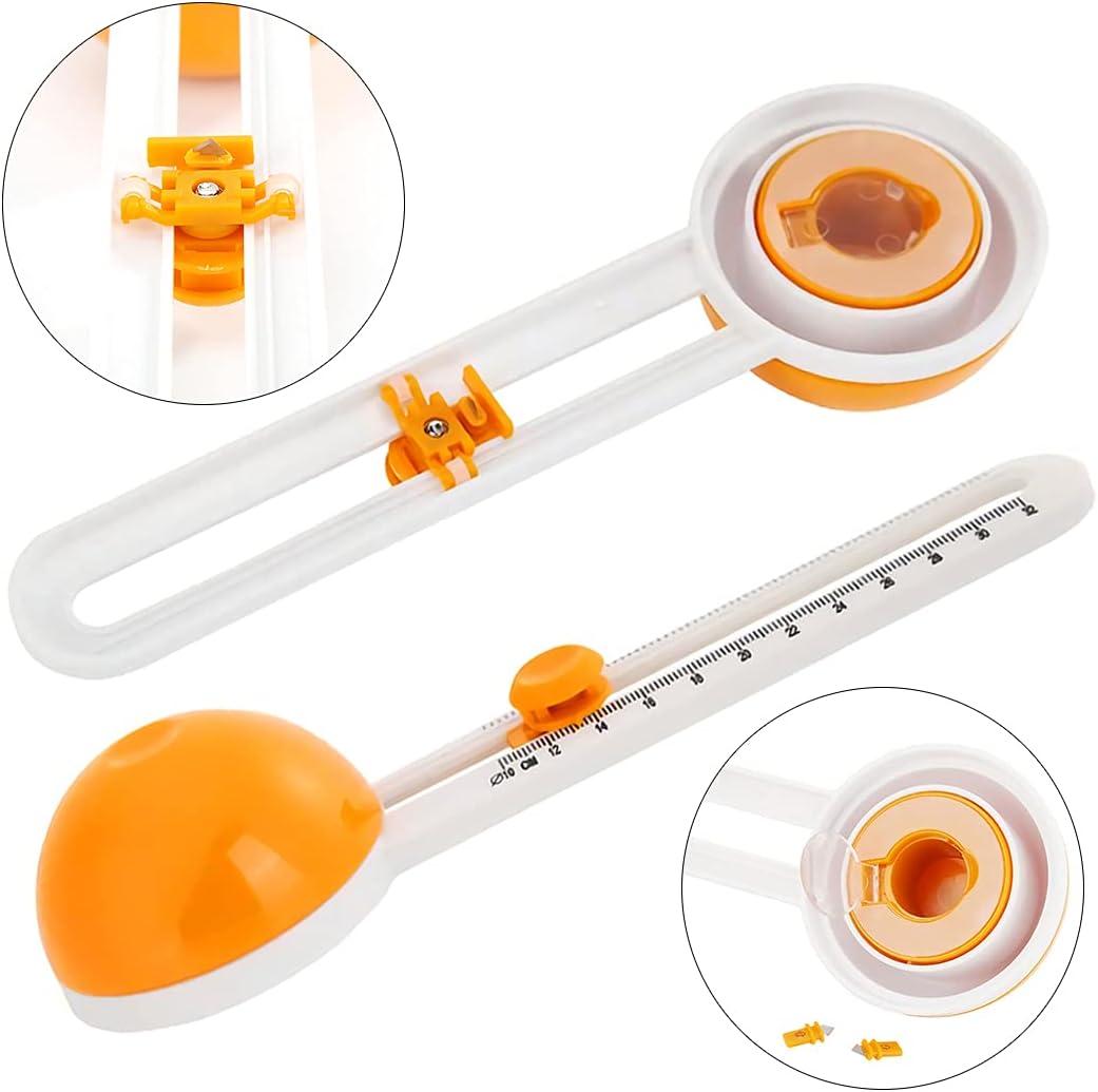 Circle Paper Cutter Rotary Circular Cutter for Cardstocks Craft Cutting ...