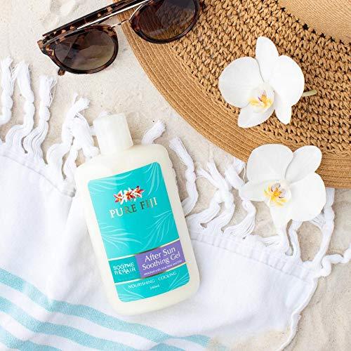 PURE FIJI Soothing Aftersun Gel 8 oz - Hydrating Gel for Sunburn Relief ...