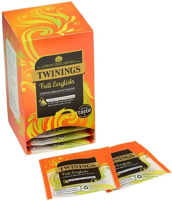 English Breakfast Pyramids Twining Envelopes Individually Wrapped x 60 ...