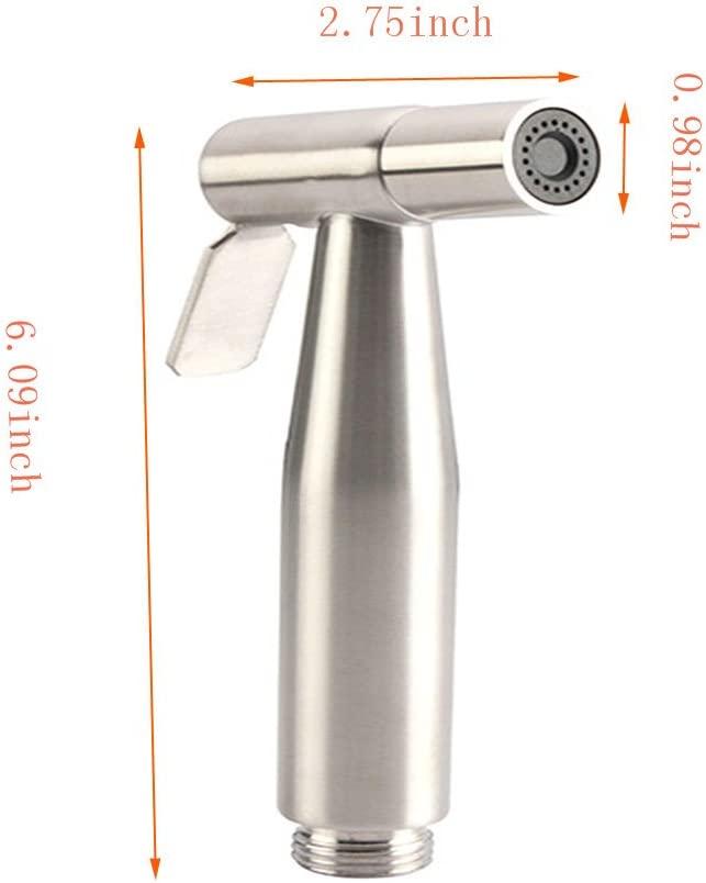 Stainless Steel Bidet Sprayer Head for Personal Hygiene - Hand Held ...
