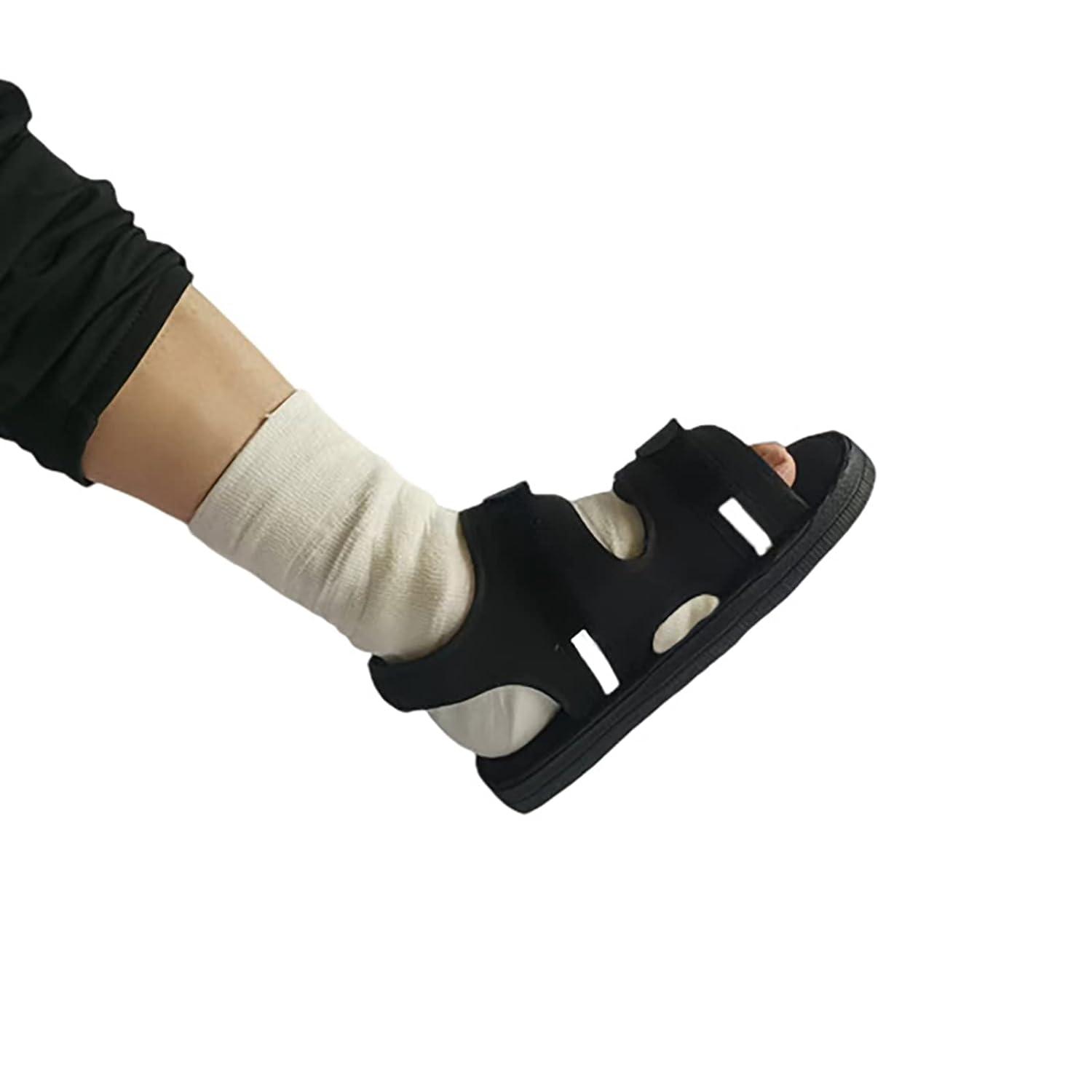 Post-Op Open Toe Plaster Cast Shoe XL for Orthopedic Injuries - Walking ...