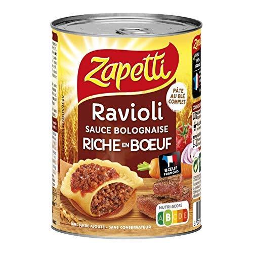 ZAPETTI - Ravioli Bolognese Sauce Rich in Beef 400G - Pack of 4 | Buy ...