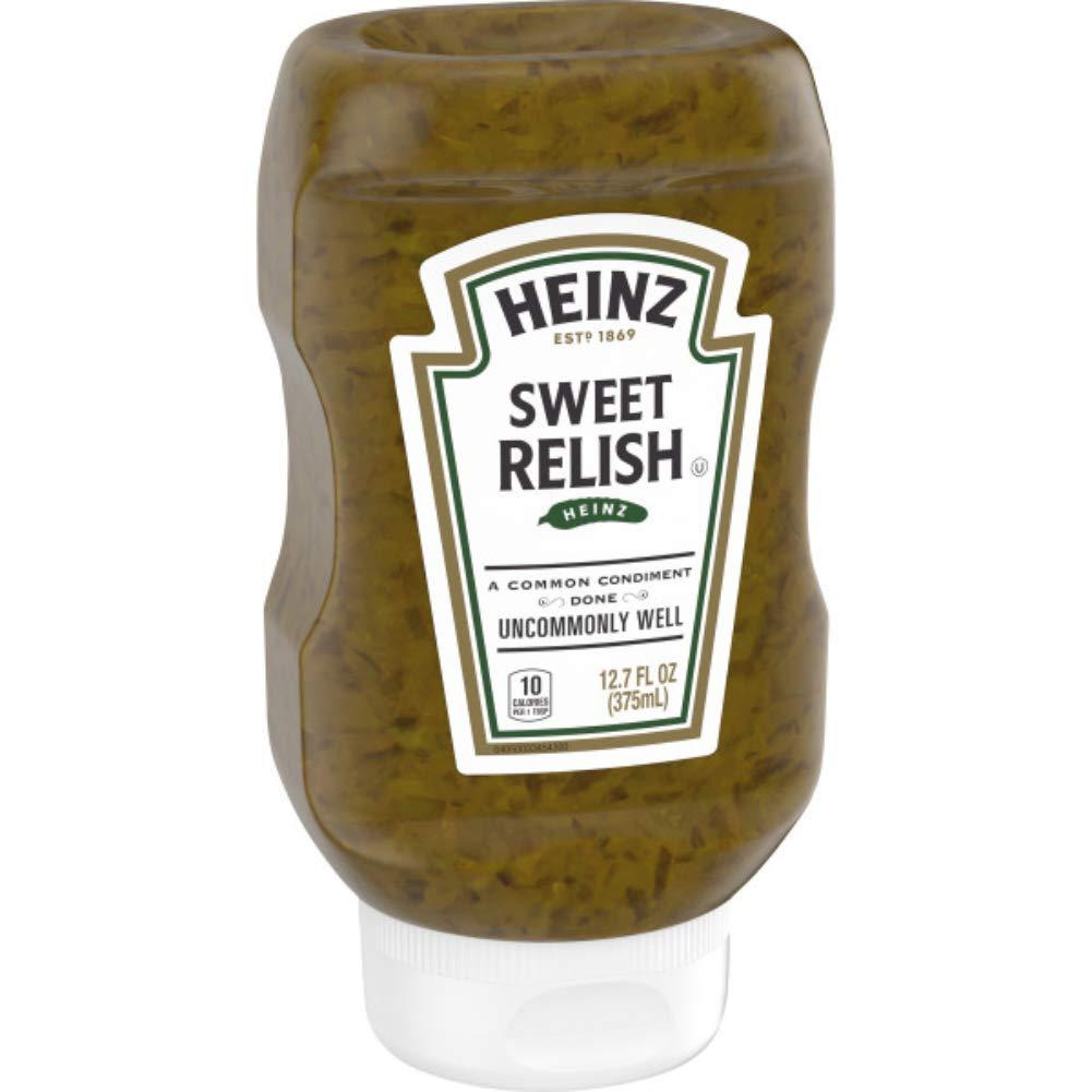 Heinz Sweet Relish 12.7 oz Bottle - Pack of 3 | Condiment for Hot Dogs ...