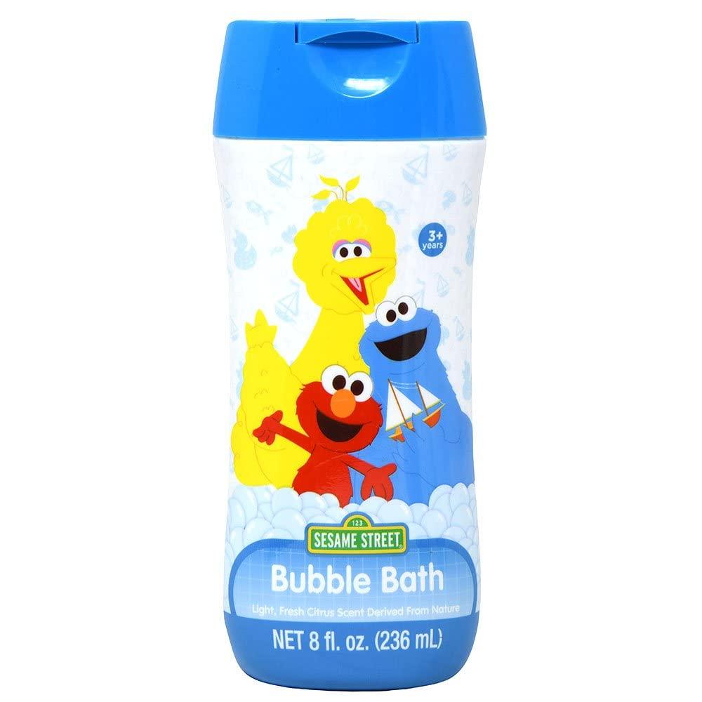 Sesame Street Bubble Bath 8 Fl Oz - Parabens Free, Non-Toxic, Light ...
