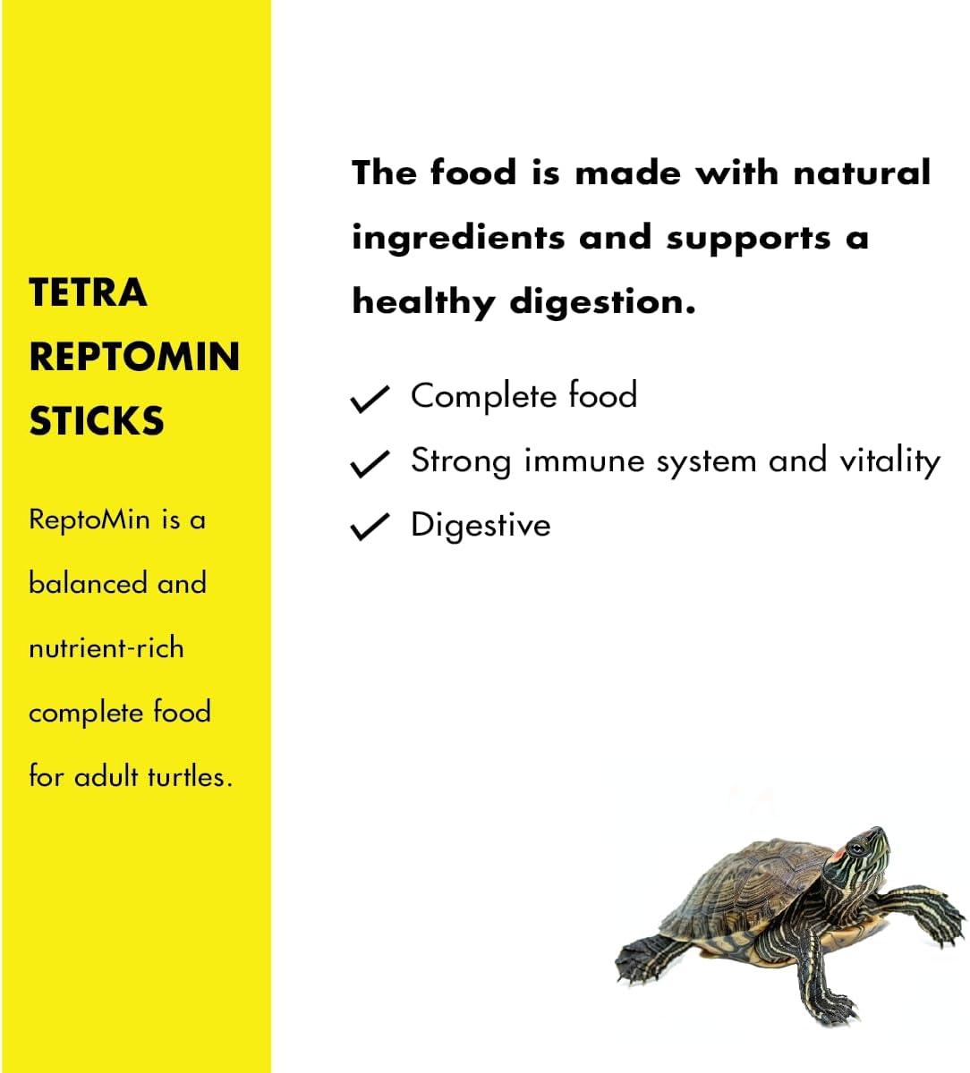 Tetra Turtle Food ReptoMin Complete Food for Water Turtles 100 ml 22 g ...