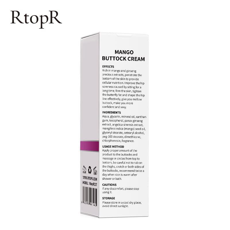 RtopR Buttock Cream - Mango Scented - 1.4 Oz. | Firming & Lifting ...