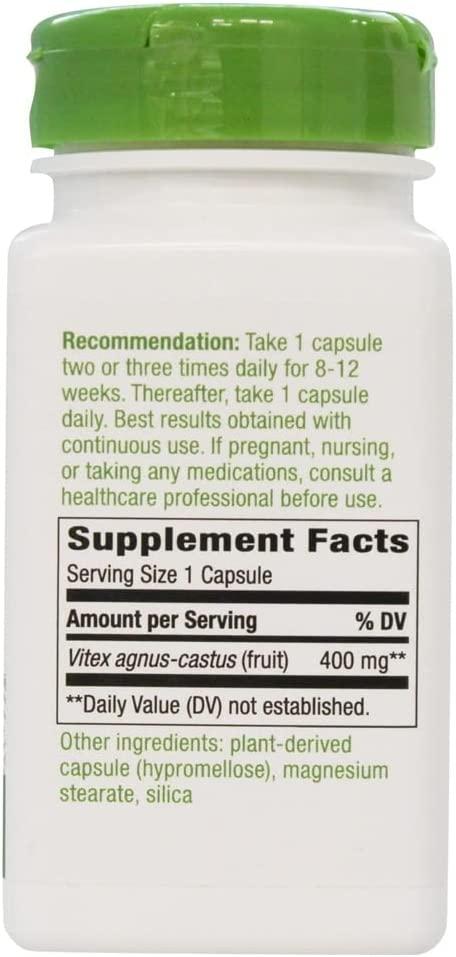 Nature's Way Vitex Fruit - 100 Veg Capsules for Hormonal Balance | Buy ...