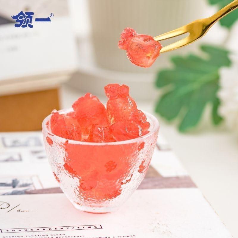 6 Flavor Peelable Candy 50% Juice Content gummy candy white peach ...