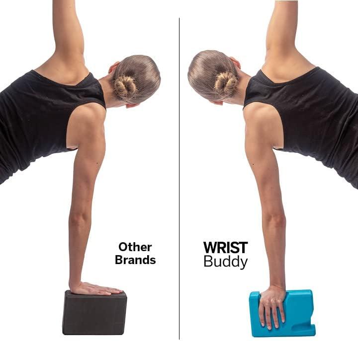 WRIST BUDDY Yoga Blocks - Prime Comfort for Wrist Pain Relief | Set of ...
