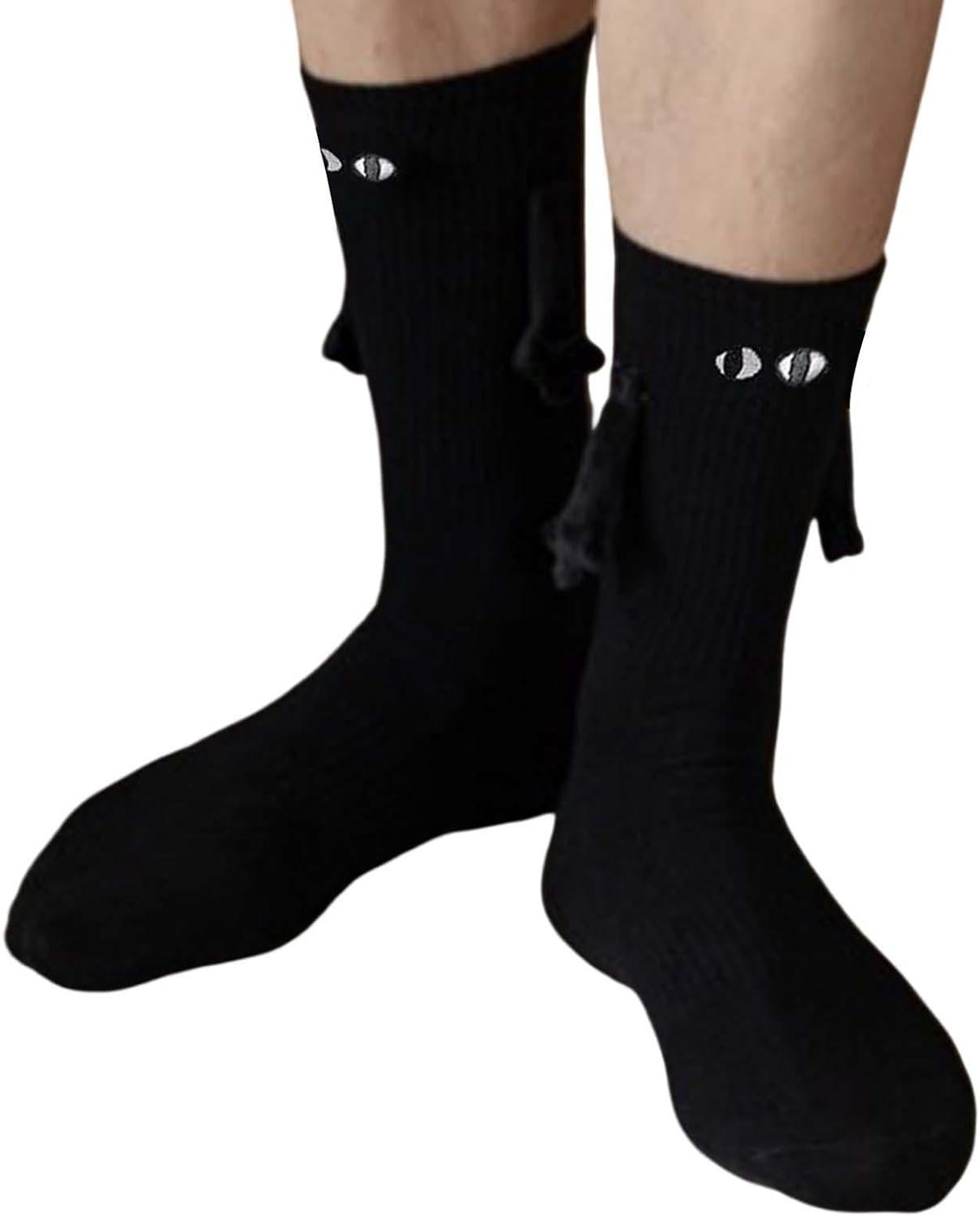 Hand Holding Couple Socks | Magnetic 3D Doll Design | Funny Gift Idea ...