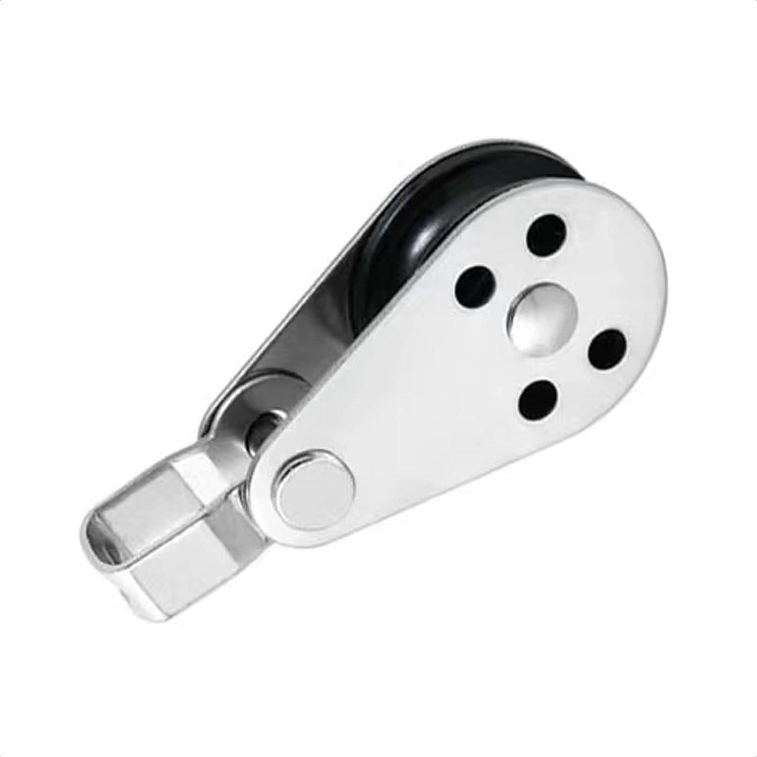 TISEKER Stainless Steel Nylon Marine Pulley Blocks Set for 0.08-0.32 ...