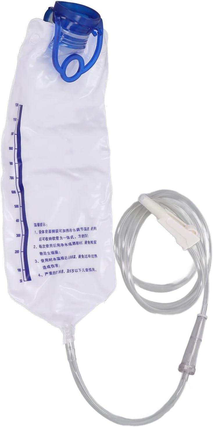 Topincn Home-Inlet Bag Set - 1200ml Large Intestine Spa & Shower Bag ...