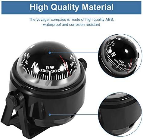 Multi-purpose Black Compass for Car Dashboard | Marine Compass for ...