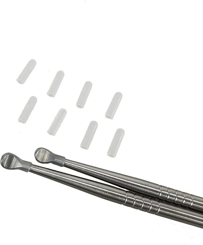 Melleco 2 PCS Stainless Steel Tonsil Stone Remover Pick - Heavy Duty ...