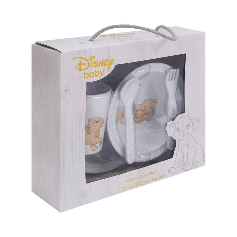 Disney Learning to Eat Set for Babies & Toddlers - 5 Piece Simba ...