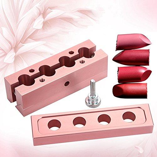 DIY Aluminum Alloy Lipstick Maker | 4-Hole Lip Balm Tool Kit Set ...