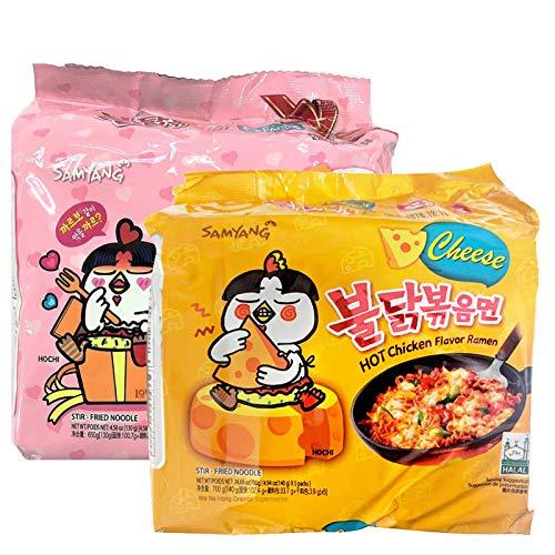 Buy WaNaHong Samyang Hot Spicy Chicken Ramen Box - 10 Packs (Carbonara ...