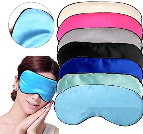 Yu2d Pure Silk Sleep Eye Mask Padded Shade Cover For Travel And