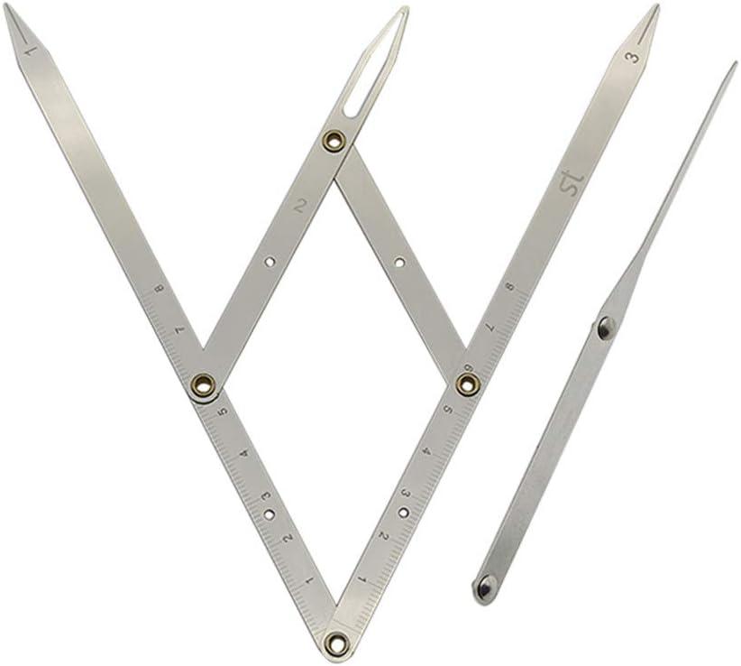 Golden Mean Calipers Stainless Steel Eyebrow Microblading Ruler ...