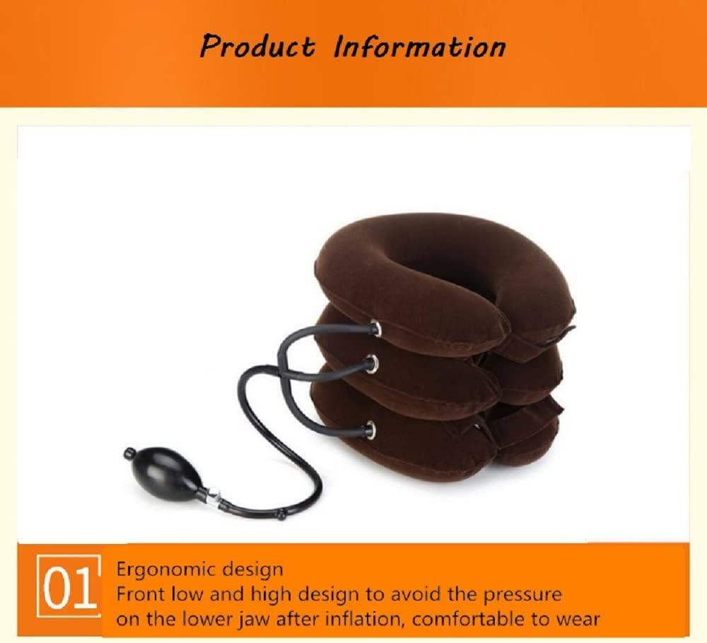 Houson Inflatable Neck Support Device - Neck Traction & Massage Collar ...