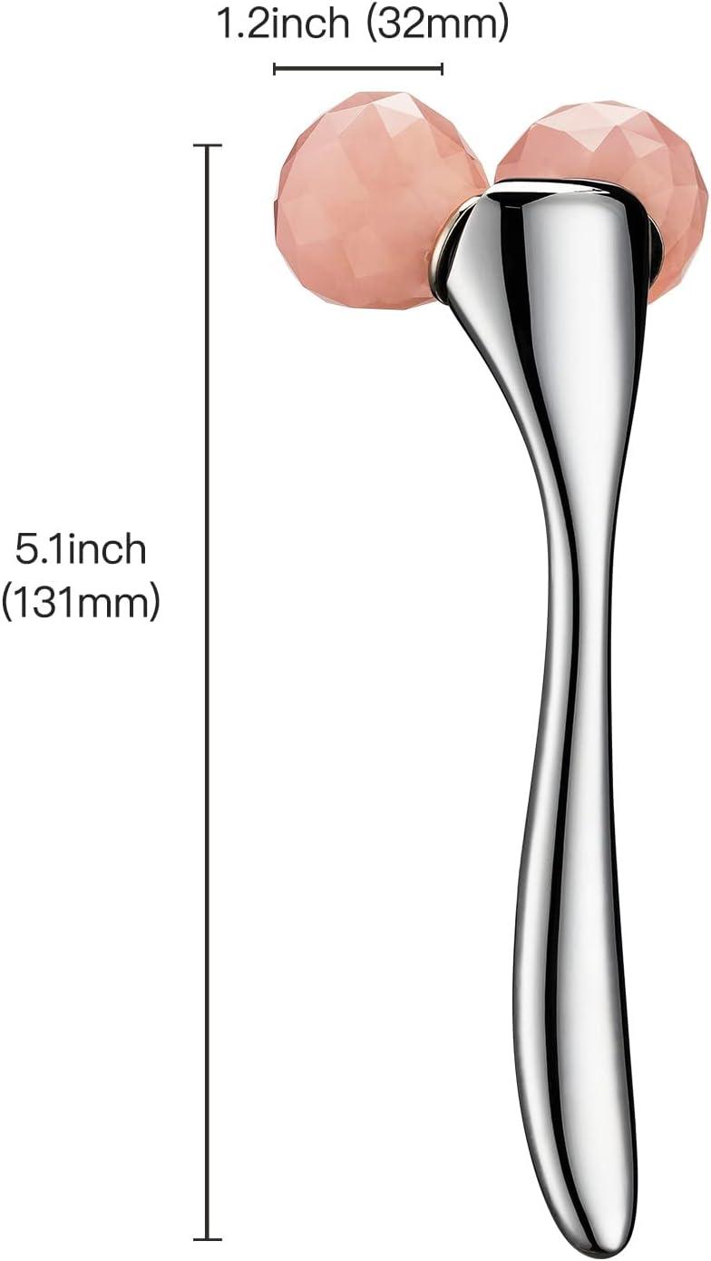 Tekson 3D Jade Roller Face Massager for Skin Tightening & Anti-Aging ...