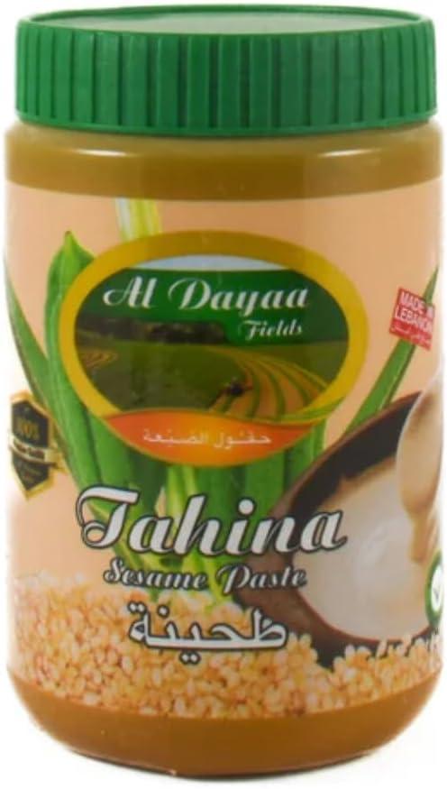 Premium Lebanese Tahini Pack of 2- Al Yaman Original Lebanese Sesame ...