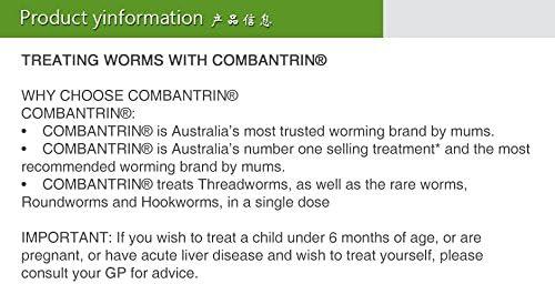 Combantrin Chocolate Squares 24 - Worming Treatment for Children ...
