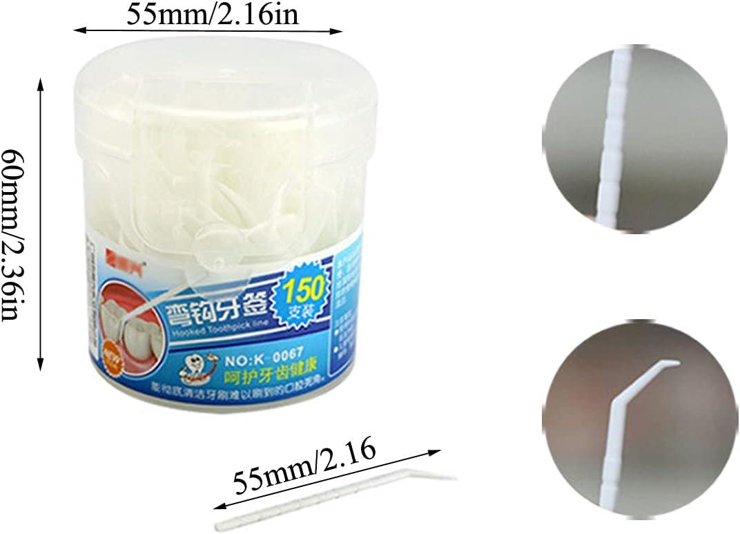 Buy Curved White Plastic Toothpicks - 150 Pcs | Durable & Versatile for ...
