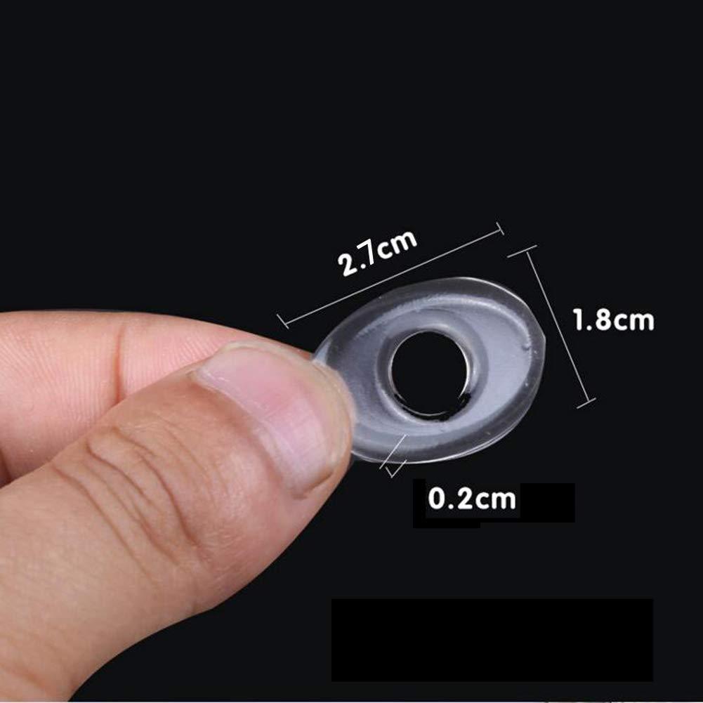 36 Pieces Clear Gel Oval Foot Corn Rings - Foot Corn Pads and Cushions ...