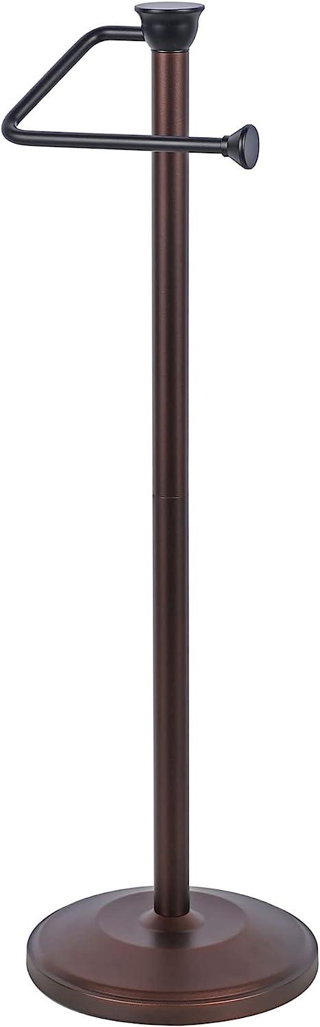 ZCCZ Free Standing Toilet Paper Holder Stand with Reserve - Bathroom TP ...