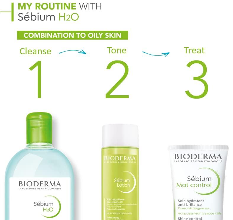 Bioderma Sebium Lotion - Rebalancing Oil Control PH Care - 6.67 fl.oz ...