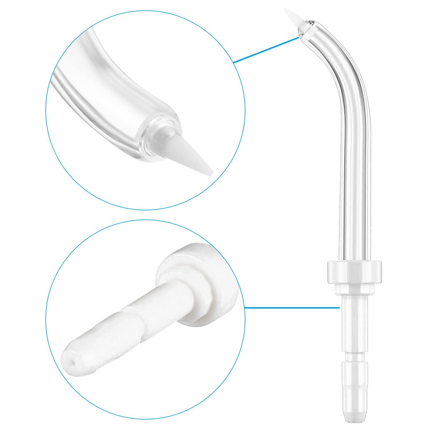 6-Pack Dental Flosser Replacement Tips for Waterpik and Other Oral ...
