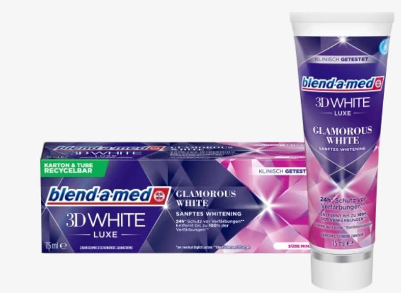 Blend-a-med 3D White Luxe Glamorous White Toothpaste - Sweet Mint 75ml ...