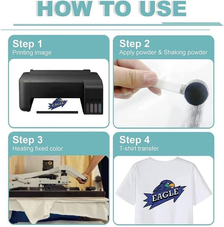 Godora DTF Powder Black Digital Transfer Hot Melt Adhesive - 450g ...