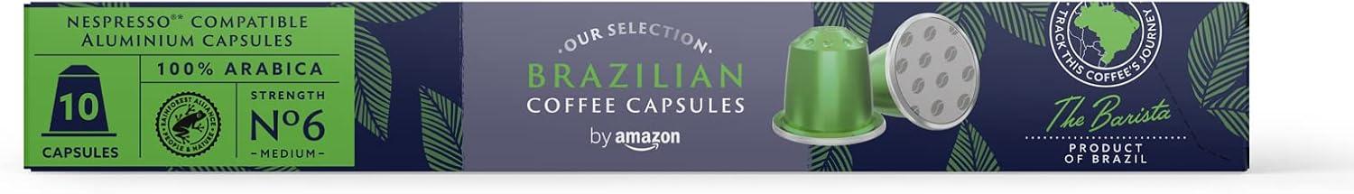 by Amazon Nespresso Compatible Brazilian Coffee Brazilian Medium Roast ...