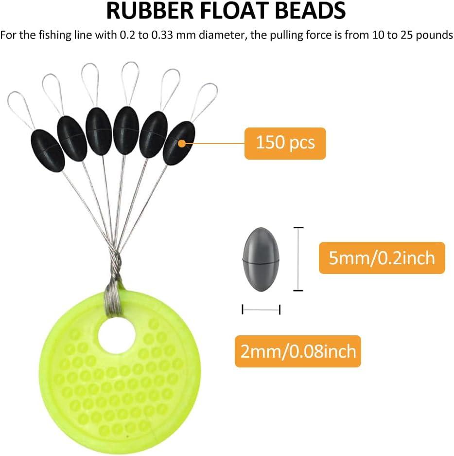 Comioke 6-in-1 Rubber Stopper Fishing Gear | Durable Rubber Coil ...