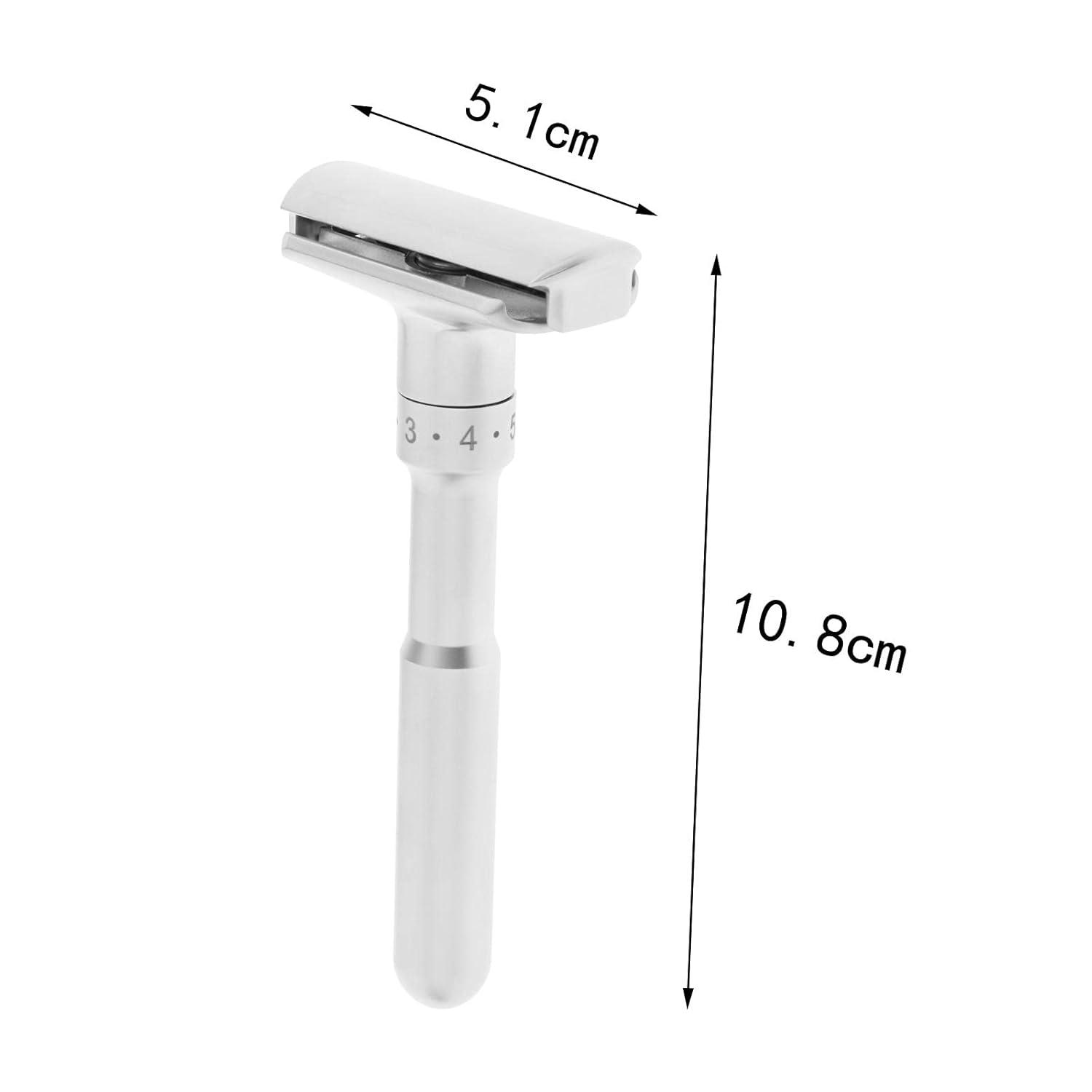 Adjustable Safety Shaving Razor - Double Edge Classic for Mild to ...