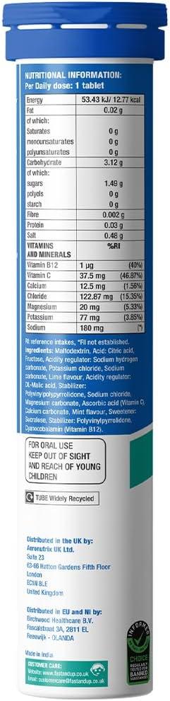 Fast&Up Reload Mojito - Instant Electrolytes & Hydration - 20 ...