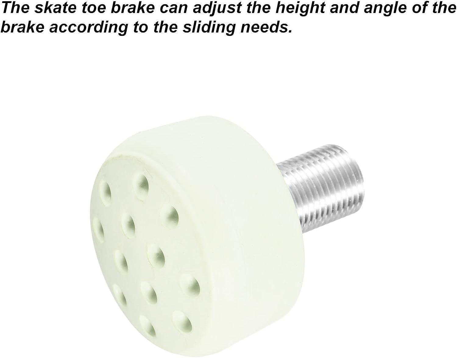 PAITKIL Roller Skate Toe Stops - 82A Rubber Brake Stoppers with Bolts ...