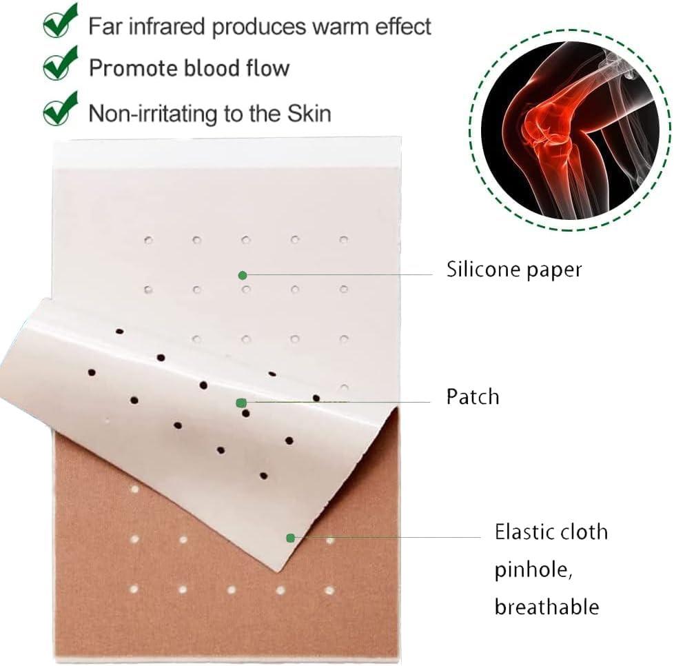 60Pcs Arthritis Herbal Heat Patches for Fast-Acting Pain Relief | Long ...