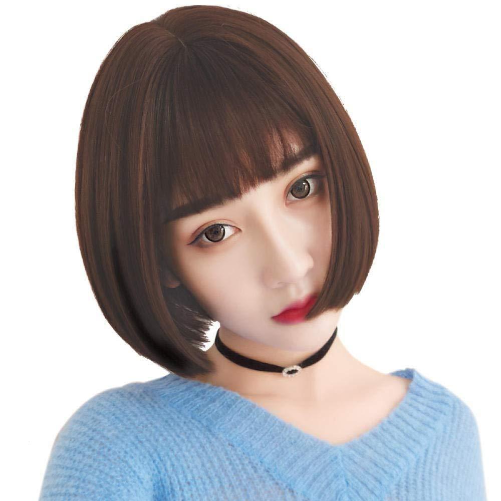BGHJUE Short Bobo Wig for Women - Natural Straight Hair Perfect for ...