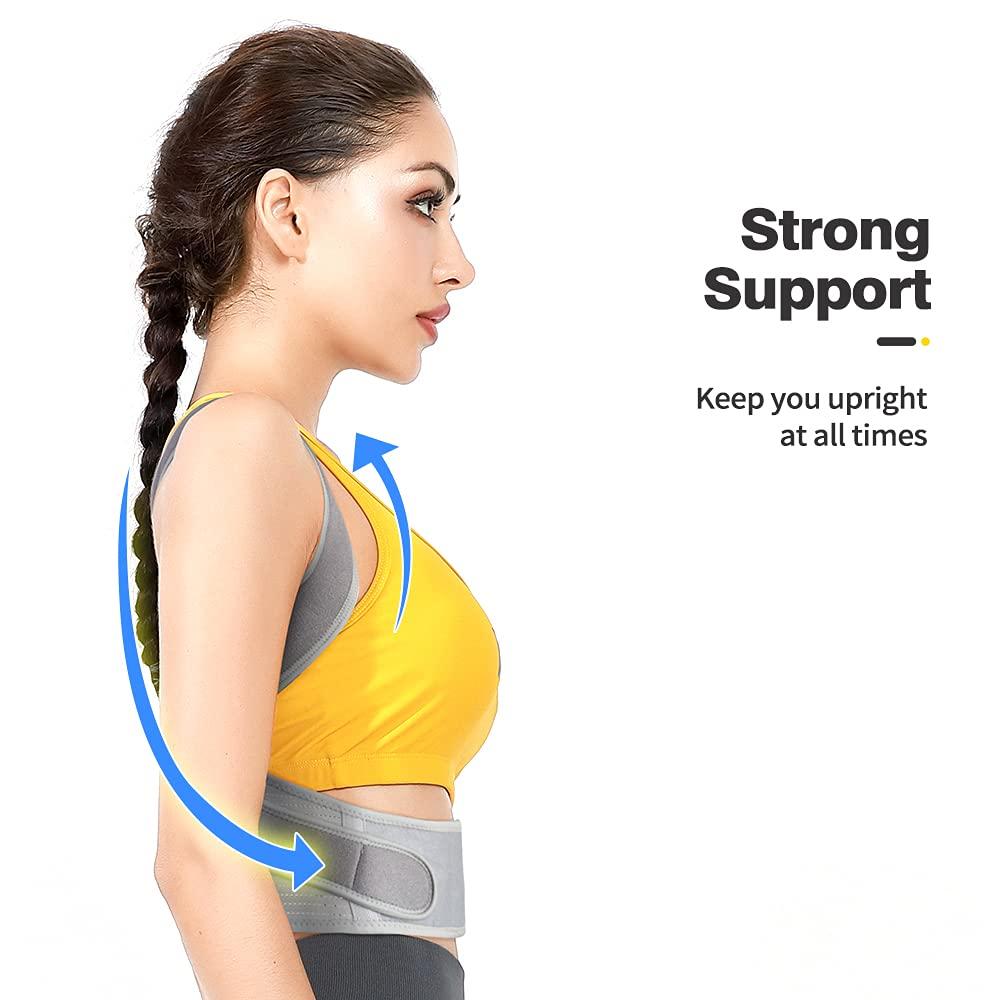 A&X Bravo Posture Corrector For Men and Women Lumbar Support with ...