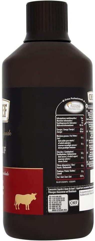 CHEF Beef Liquid Concentrate 1L - Premium Flavor Enhancer for Culinary ...